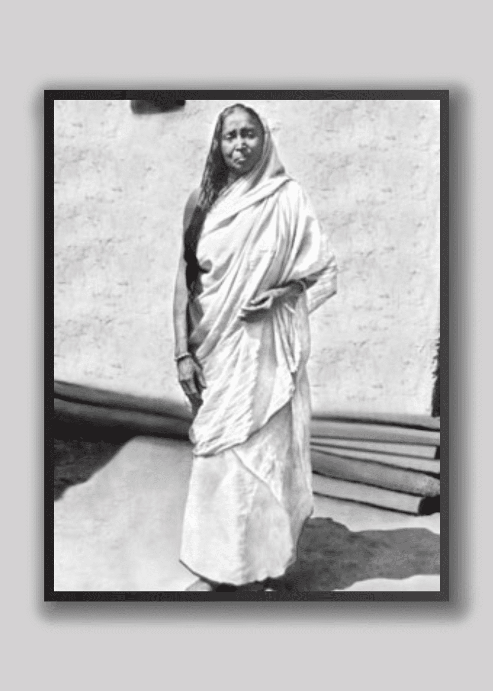 Holy Mother Sri Sarada Devi - Standing (Edited) Photo