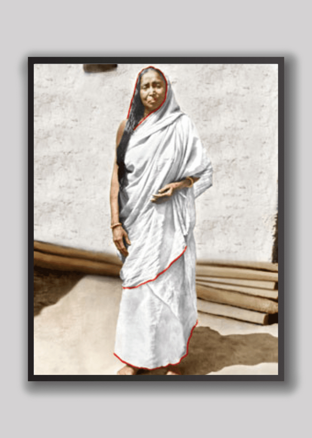 Holy Mother Sri Sarada Devi - Standing (Edited) Photo